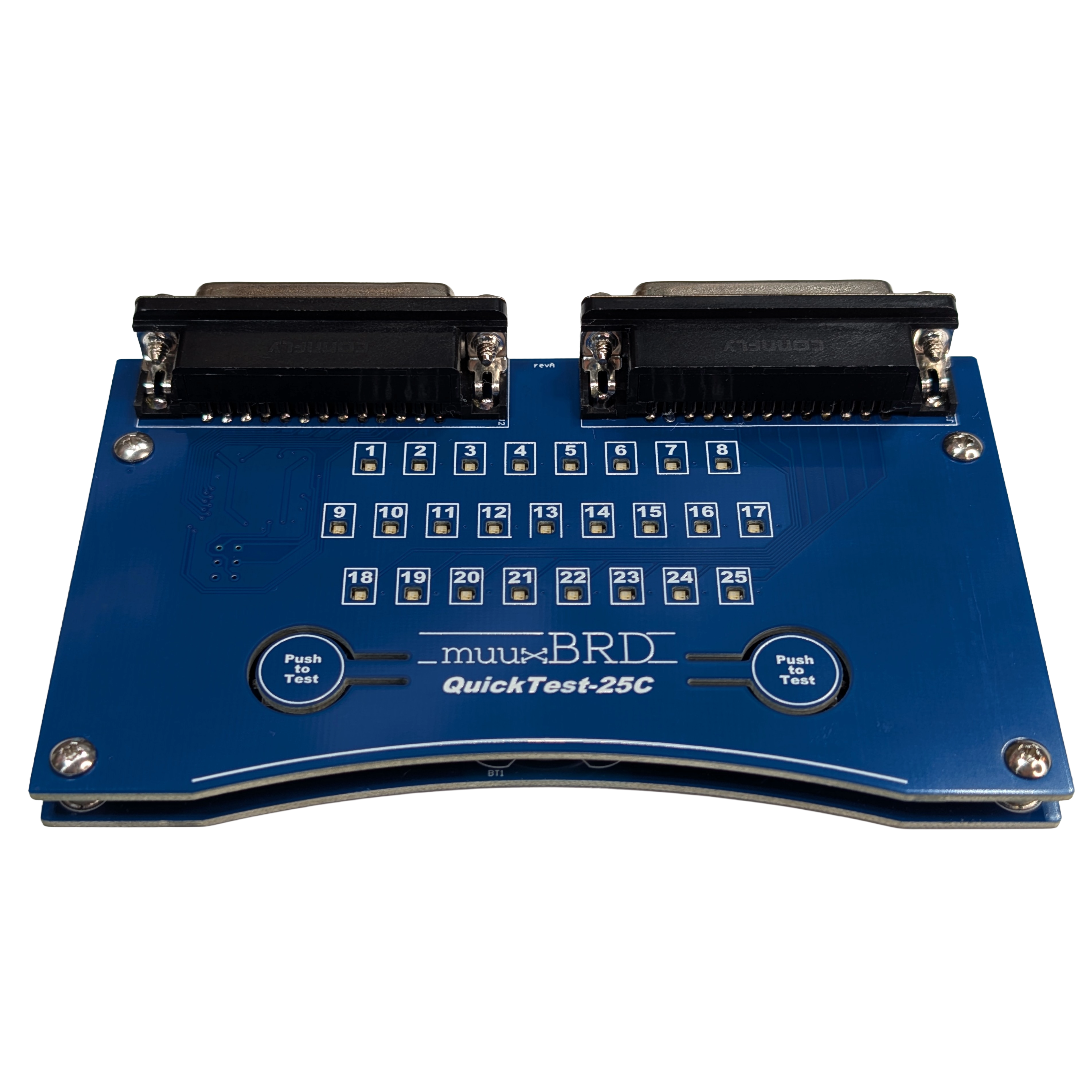 QuickTest-25C DB25 Cable Tester – muuxBRD